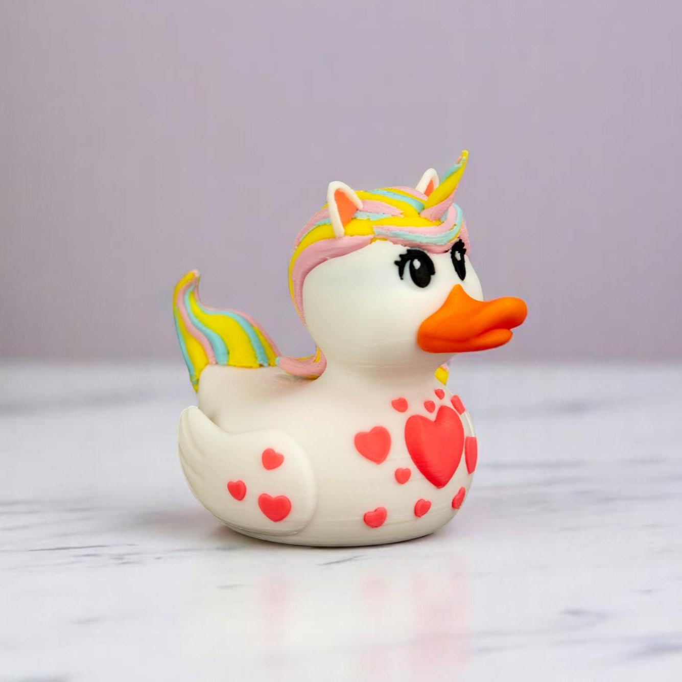 Unicorn Ducky - Handcrafted Mythical Creature Rubber Duck! (actually p ...